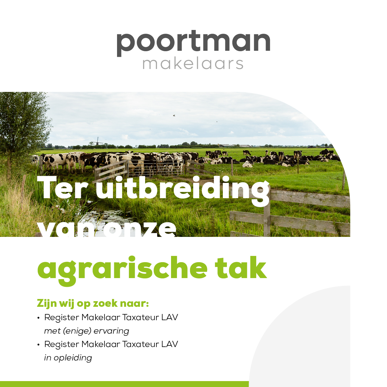 Vacature Alert - Poortman Makelaars